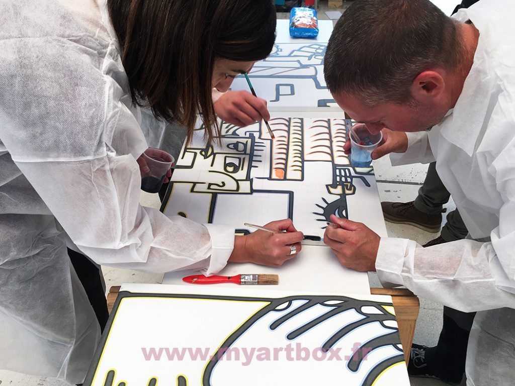 Animation Cohésion Originale | Fresque Participative Puzzle Peinture